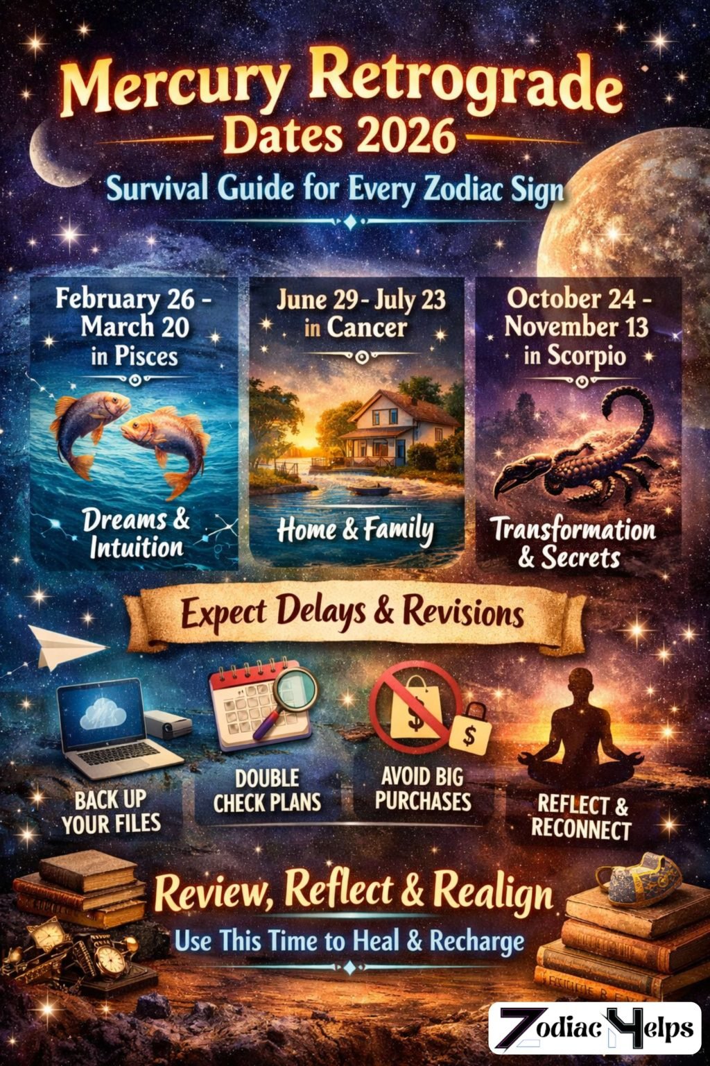 Mercury Retrograde Dates 2026: Survival Guide for Every Zodiac Sign ...