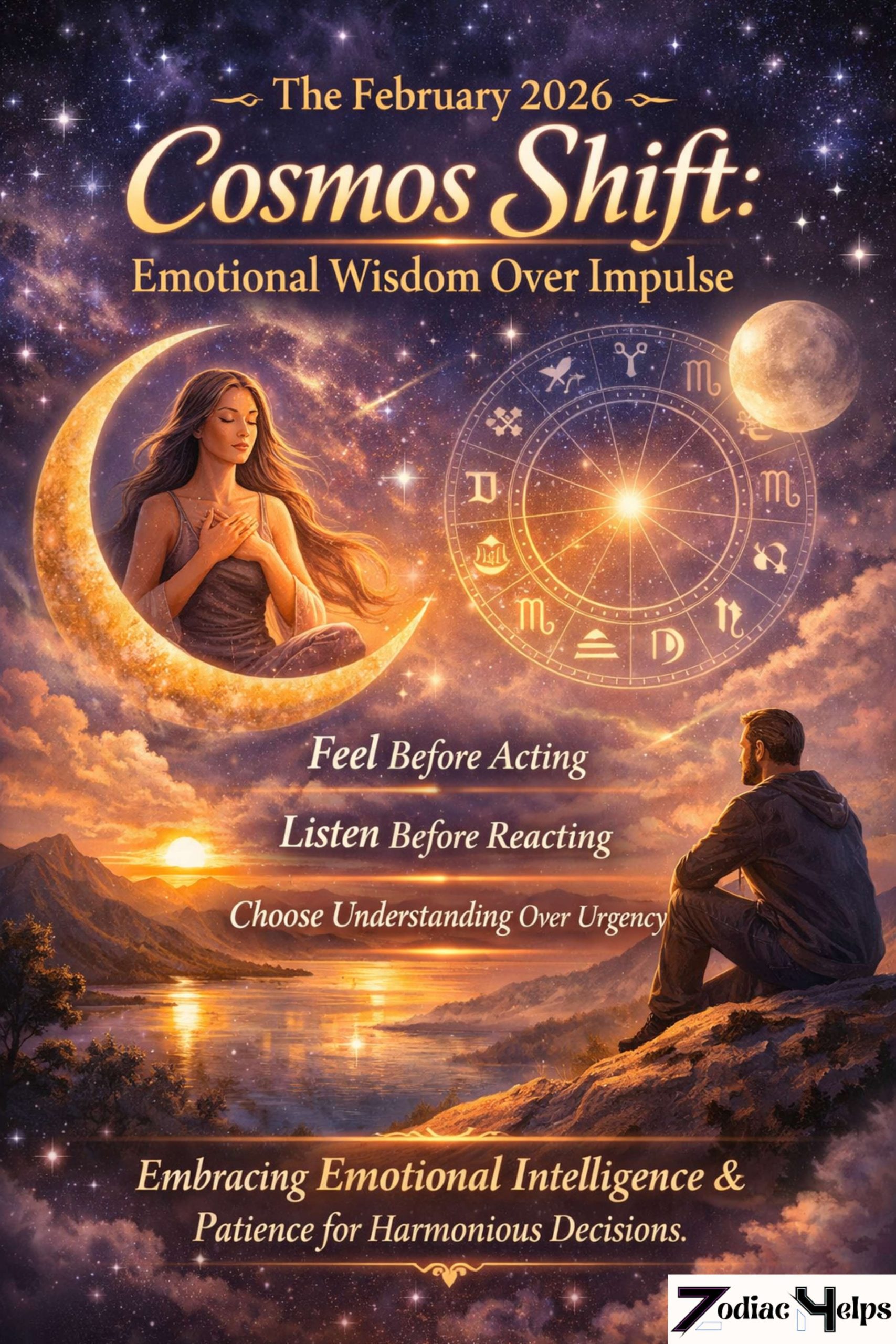 The February 2026 Cosmos Shift: Emotional Wisdom Over Impulse | Cosmos
