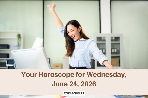 Your Horoscope for Wednesday, June 24, 2026 – ZodiacHelps